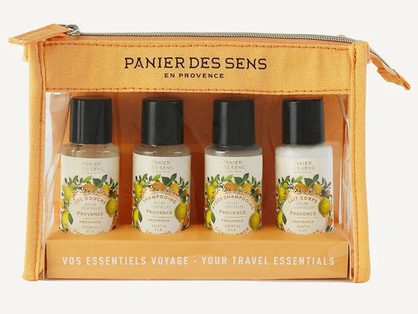 Panier des Sens - Travel Pouch - 40ml Shower Gel + 40ml Shampoo + 40ml ...